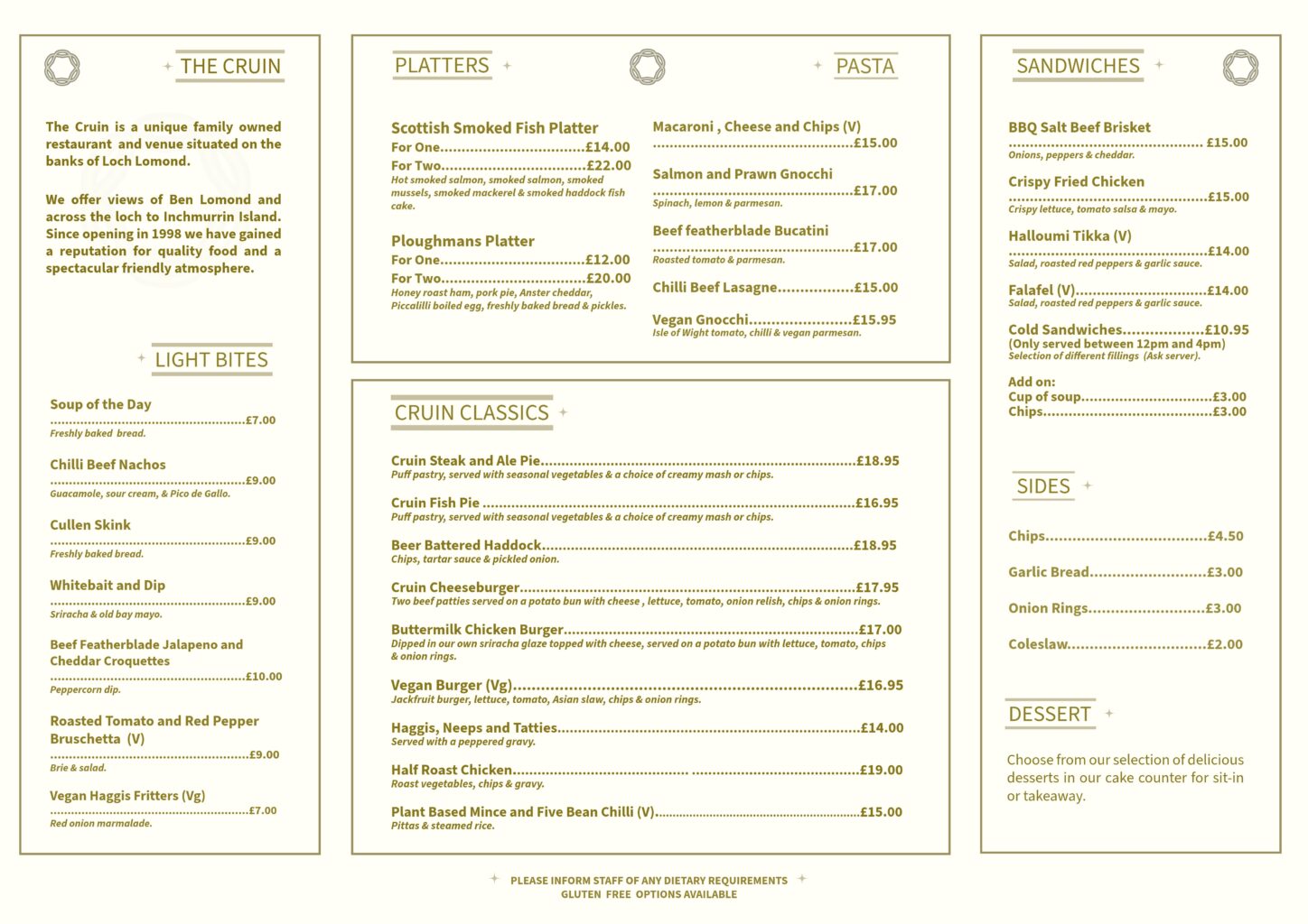 The Cruin – The Perfect Venue – On the Shores of Loch Lomond